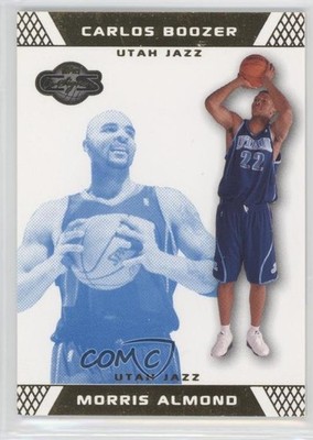 2007-08 Topps Co-Signers Gold Blue /89 Morris Almond Carlos Boozer #53 ...