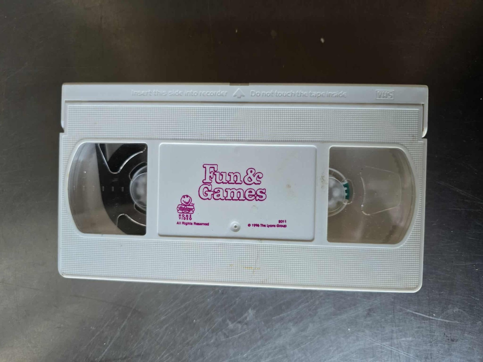 Barney's Fun & Games Classic Collection VHS 1996 Only On Video 40 ...