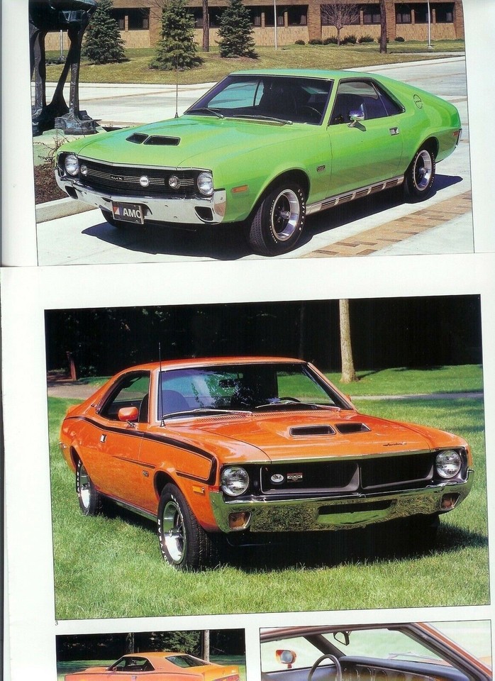 1969 1970 1971 AMC JAVELIN AMX GREMLIN BIG BAD COLORS 11 PG ARTICLE | eBay