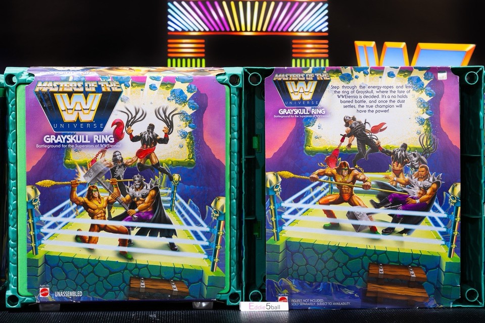 NEW LOT OF 4 WWE RING TOY MASTERS OF THE UNIVERSE GRAYSKULL MOTU ...