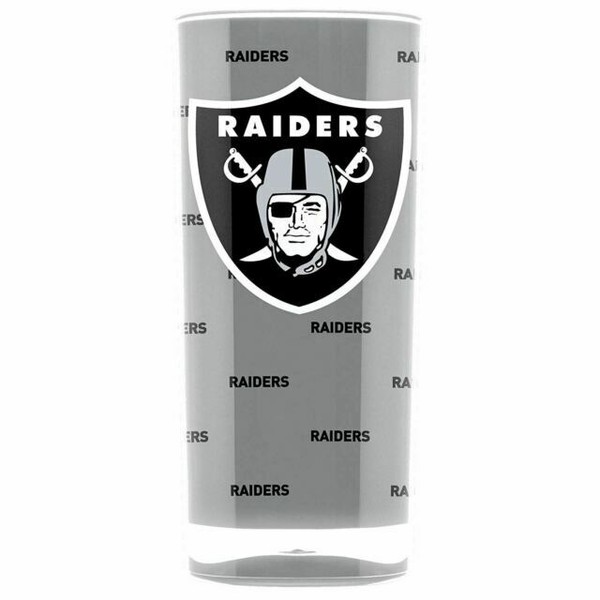Oakland Raiders 16oz Square Insulated Acrylic Tumbler NFL Cup Mug Pint ...