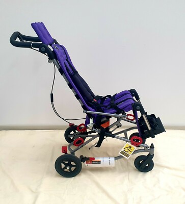 Convaid Rodeo Tilt-in-space & Recline Stroller Wheelchair 12" Purple ...