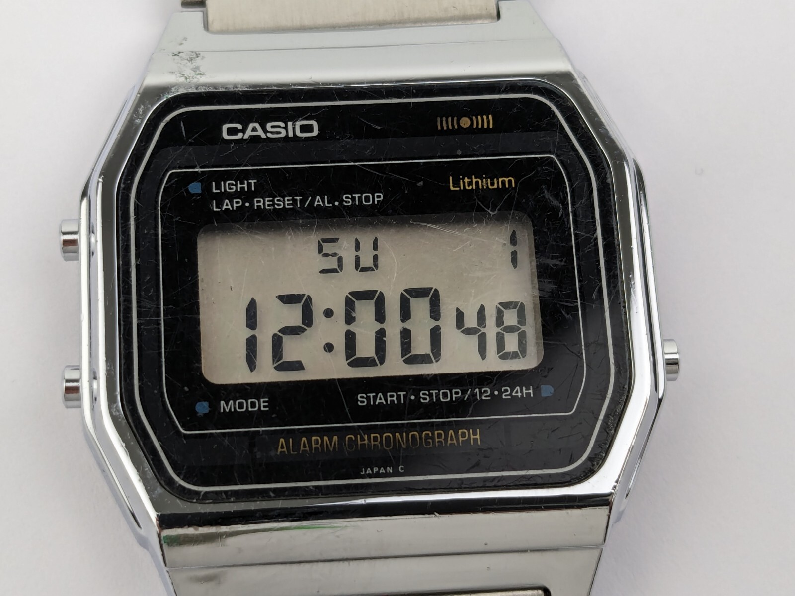 Vtg Early 80s CASIO A153 (415) Men’s 34mm Digital Watch Black Face JAPAN Rare | eBay