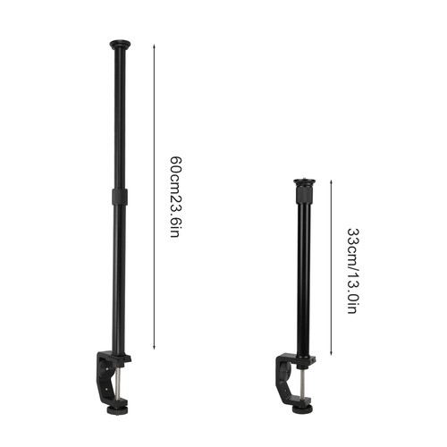 C Light Stand Extension Pole Desktop Telescopic Metal Light Holder ...