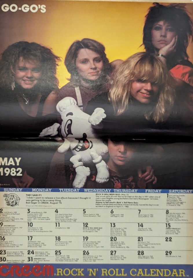 Creem Magazine May 1982 The Cars, Blasters, Fleshtones, Ozzy, AC/DC ...