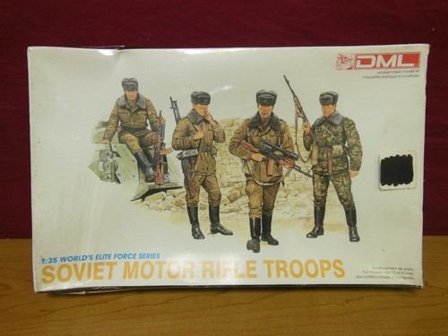 DML Soviet Motor Rifle Troops Model Kit #3008 Scale 1:35 **New Sealed ...