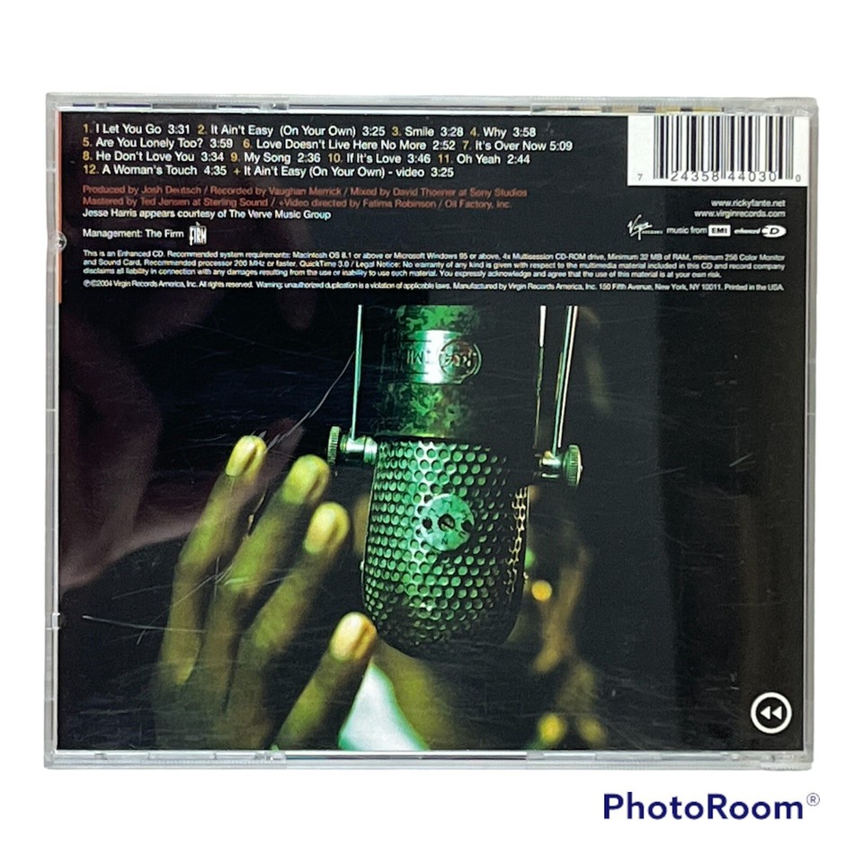 RICKY FANTE - Rewind, Audio Music CD, 2004, Virgin Records | eBay