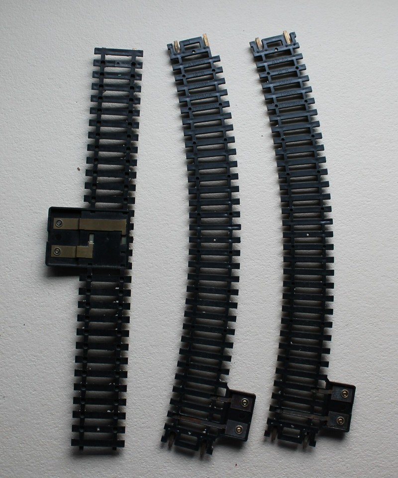 Vintage Atlas HO Scale Brass Train Track 18"R Snap Track Terminal ...