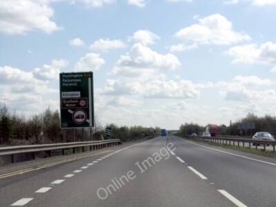 Photo 6x4 A14 approaching junction 20 Ellington/TL1571 c2010 | eBay UK
