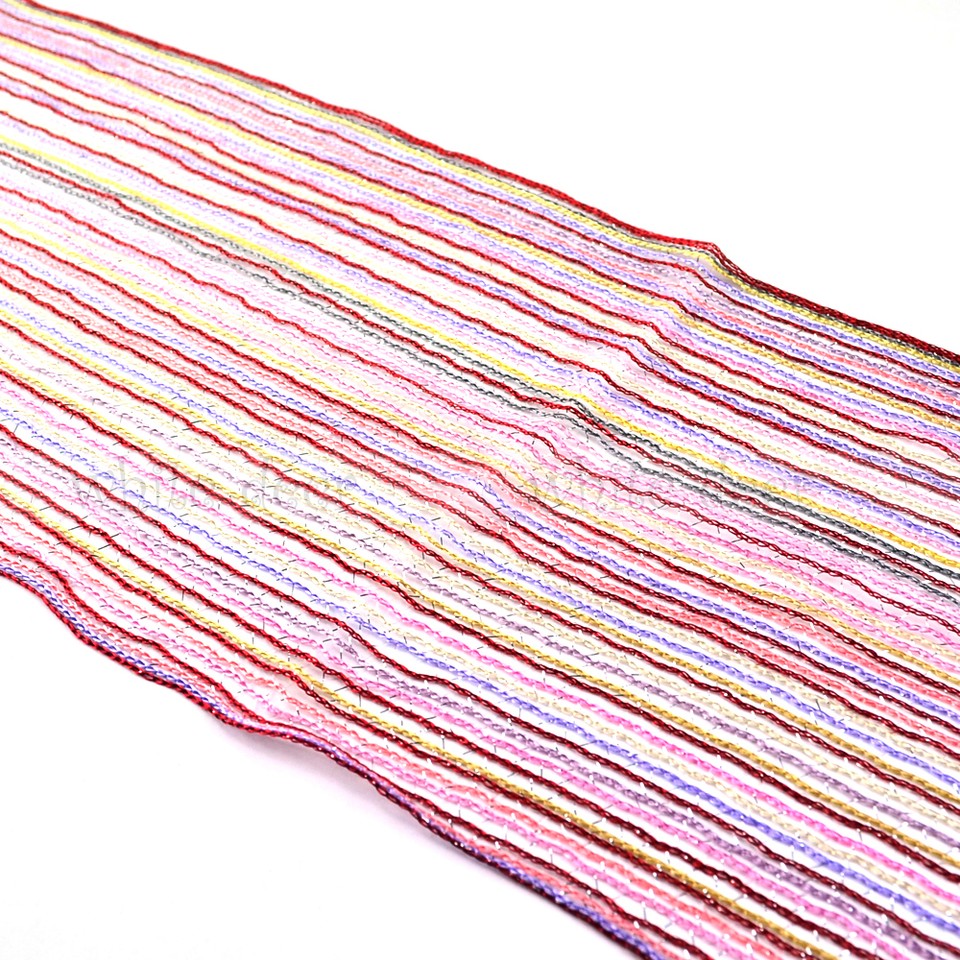 12 PCs Wholesale Women Crochet Bling Shine Thread Multi Color Knitted ...