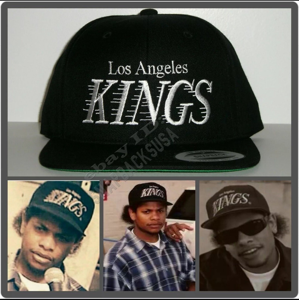 帽子 90s Vintage Los Angeles Kings N.W.A. - 帽子 帽子 90s Vintage Los Angeles Kings N.W.A. - 帽子