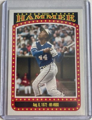 2023 Topps Heritage High Number The Hammer Hank Aaron #TH-8 HOF | eBay