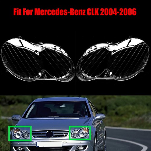 Headlight Headlamp Lens Cover Left Right for Mercedes Benz CLK 2004 ...