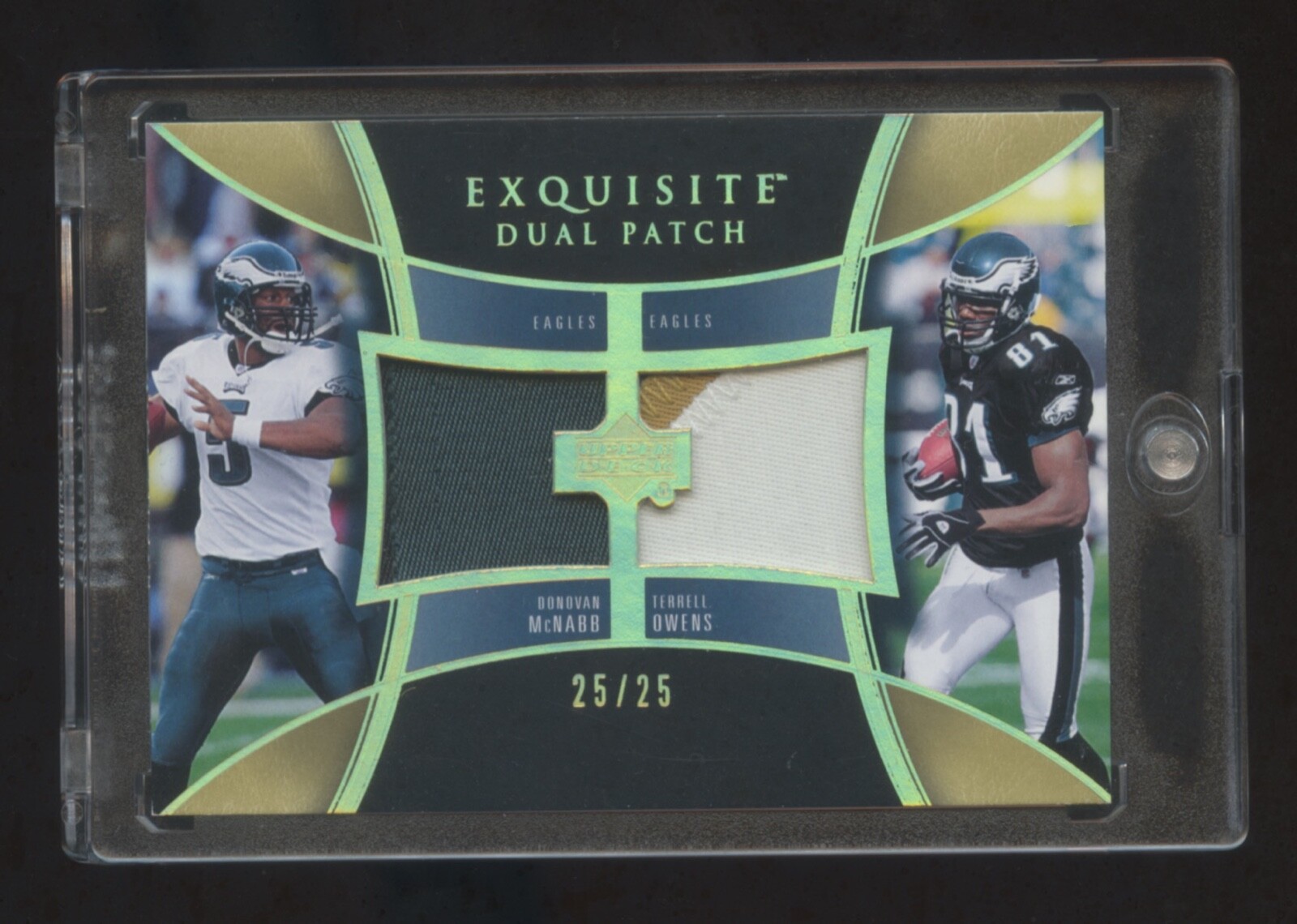 2005 Upper Deck Exquisite Collection - Dual Patch Donovan McNabb ...