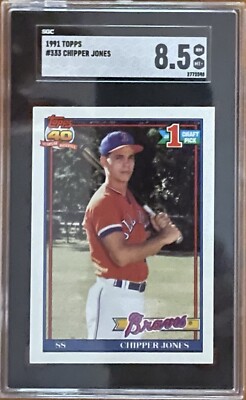 1991 Topps - Chipper Jones #333 (RC) | eBay