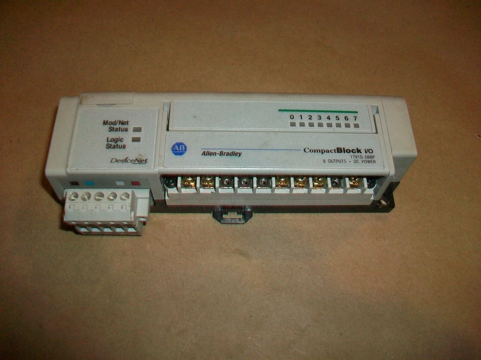 Allen Bradley COMPACT BLOCK I/O 1791D-0B8P USED | eBay