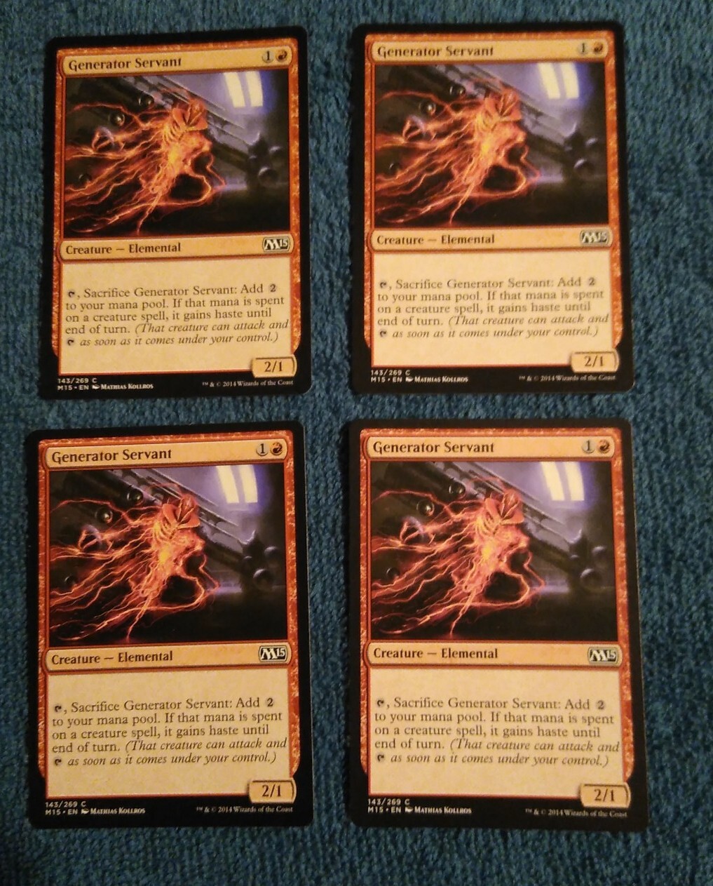 MTG 2015 CORE M15 GENERATOR SERVANT COMMON X4 | eBay
