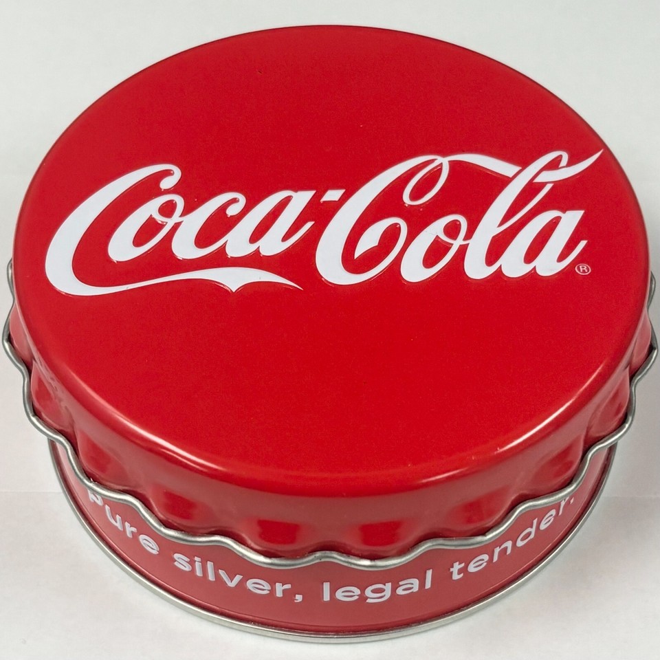 2018 Fiji Coke Coca-Cola Bottle Cap 6 Grams .999 Silver Proof $1 Coin ...