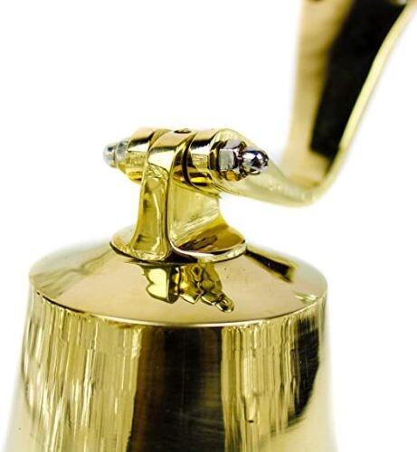 Solid Brass Bell Wall Mount, Raised and Engraved Detailing, 4" | eBay