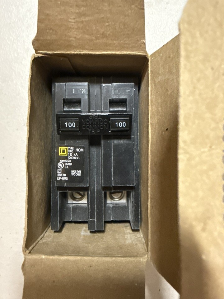Square D HOM2100C 100A Circuit Breaker | eBay