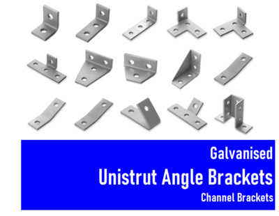 GALVANISED UNISTRUT ANGLE BRACKETS ACUTE OBTUSE SHELF HINGED CHANNEL ...