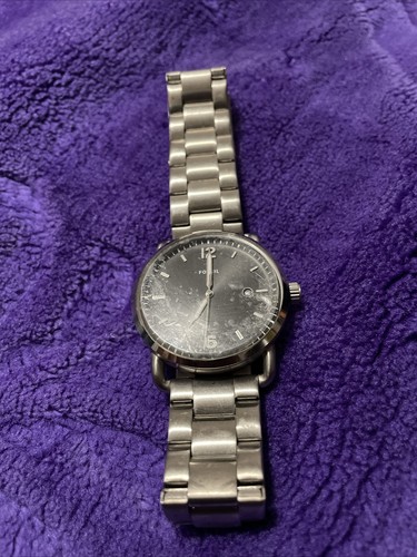 Fossil Quartz Rose Gold Tone Stainless Steel Bracelet Unisex Watch ...