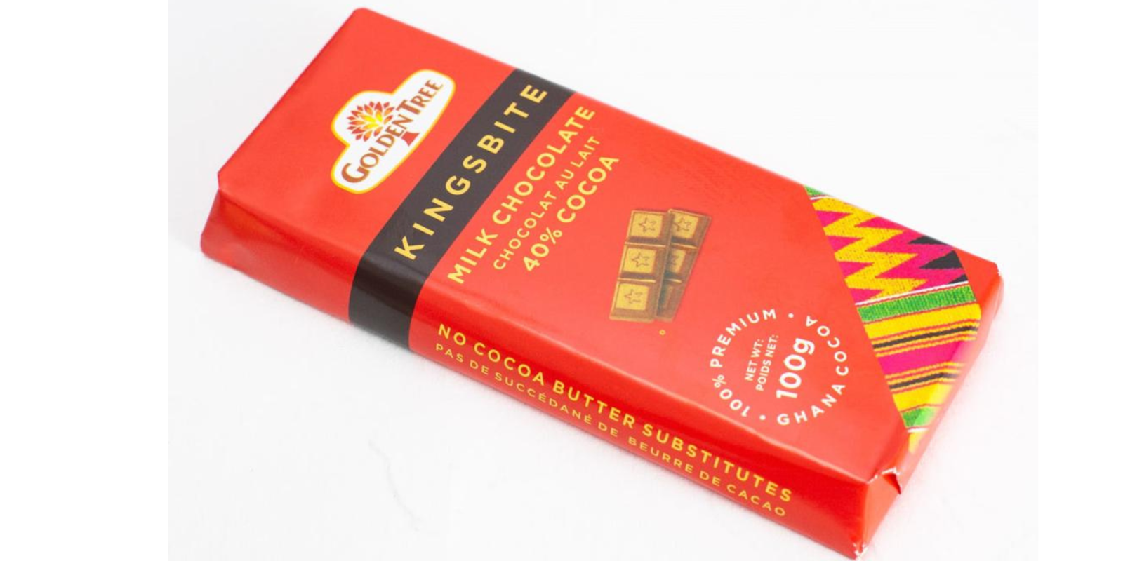 Kingsbite Natural Milk Chocolate 40 Cocoa 100 Premium Ghana Cocoa 50g X ...