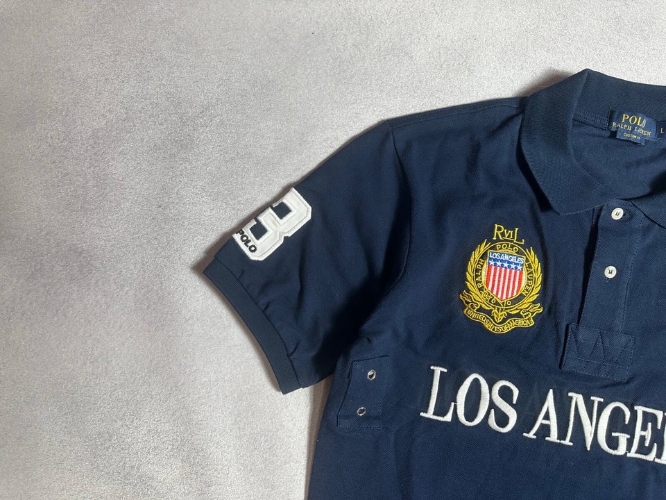 Polo Ralph Lauren Los Angeles USA #3 Polo Shirt Chief Keef Luxury Big ...
