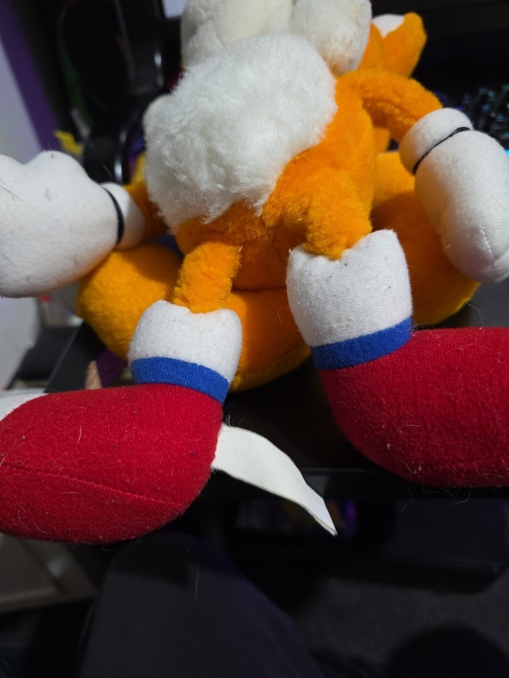 Sonic the Hedgehog - Tails Large Plush Soft Toys Vintage Sega 1992 ...