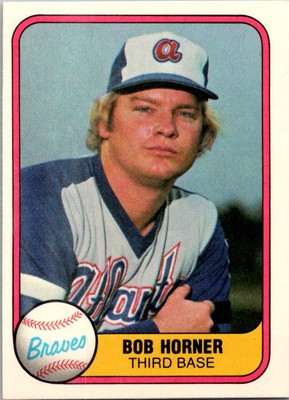 1981 Fleer Bob Horner 244 Atlanta Braves | eBay