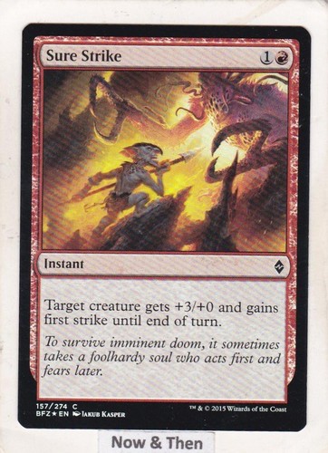 Magic: MTG: Battle for Zendikar: Foil: Sure Strike | eBay
