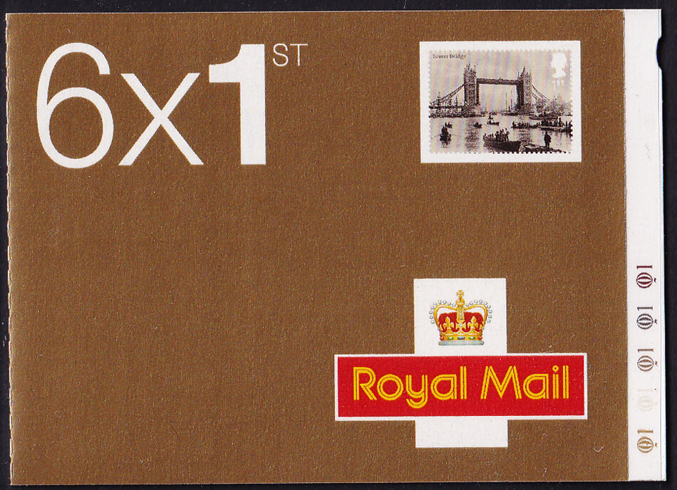 GB Stamp Booklets, Barcode Self Adhesive PM Series Numbers PM1 to PM40 ...