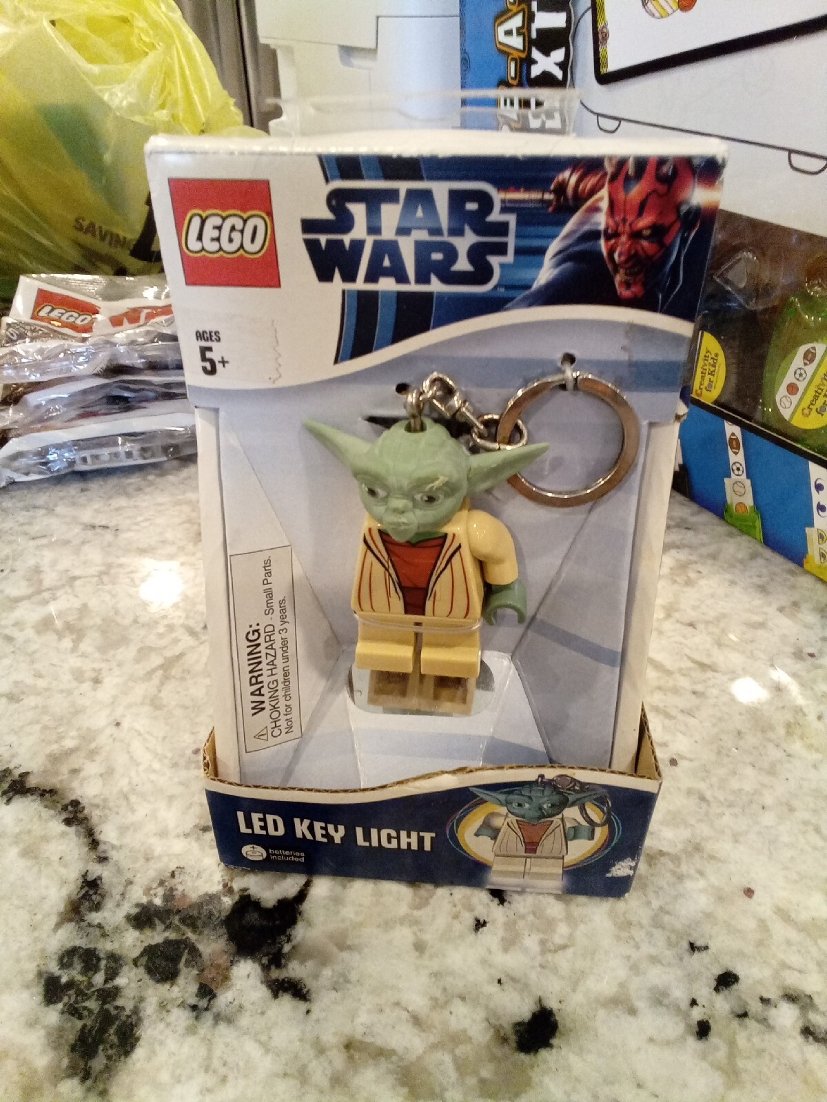 LEGO Star Wars Yoda LED Light KeyChain 2012 Key Light Flashlight | eBay