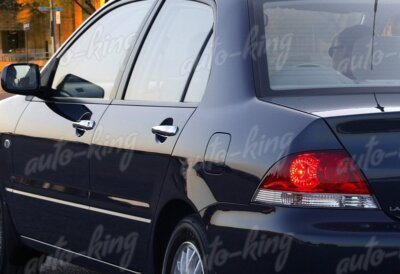 8PCS MIRROR CHROME DOOR HANDLE COVER CAPS FIT 04-09 MITS ENDEAVOR ...