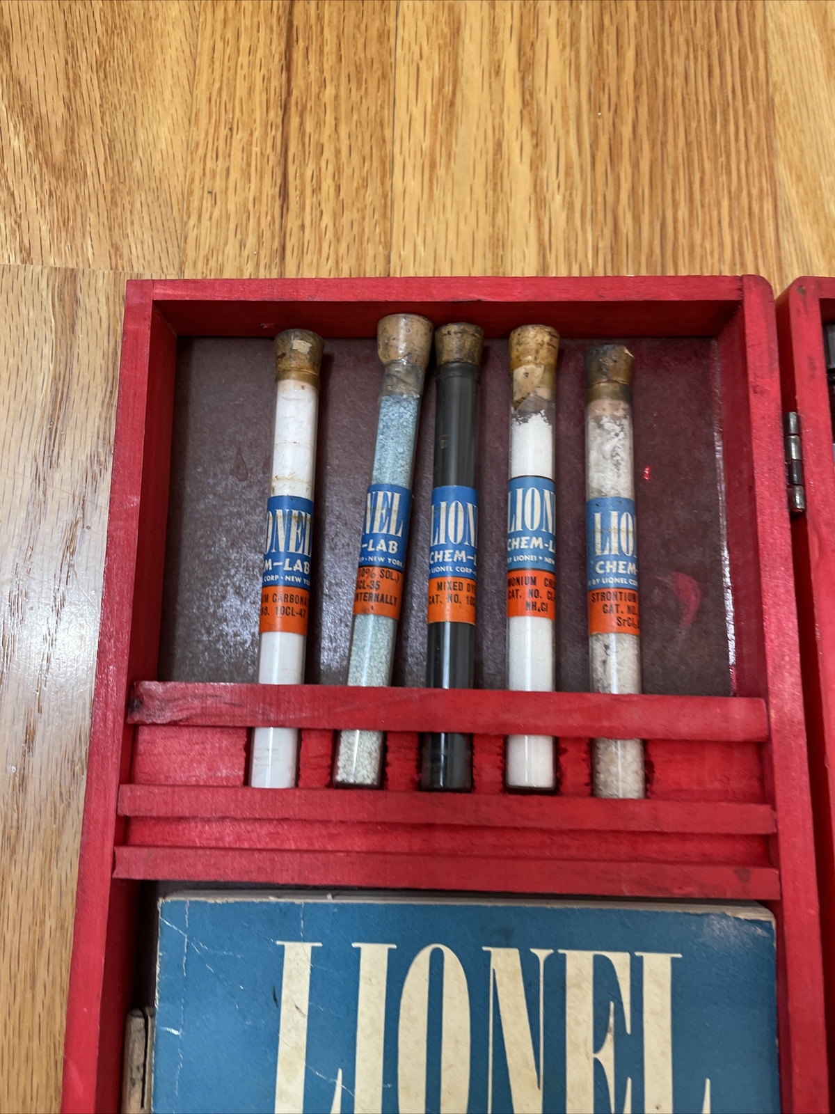 Vintage Lionel Chem-Lab chemistry set CL 33 In Wooden Box Rare Used | eBay