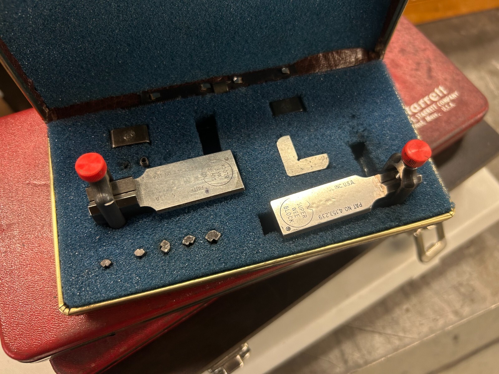 SUPER WEE VEE BLOCKS MINIATURE VBLOCKS W/CLAMPS TOOLMAKER MACHINIST | eBay