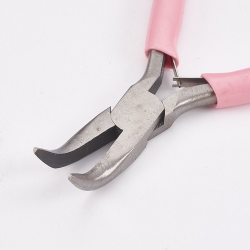 Multi-Purpose Carbon Steel Jewelry Pliers Pink Handle Strong Beading ...