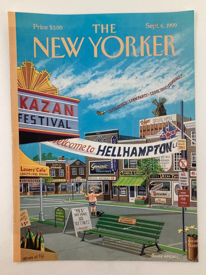 COVER ONLY The New Yorker September 6 1999 Welcome to Hellhampton by B ...