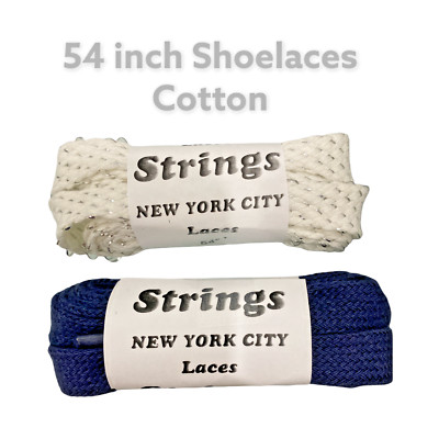 Shoe Laces Fat Flat - 54 inch` - 2 pair Shoelaces. New from 80s Vintage ...
