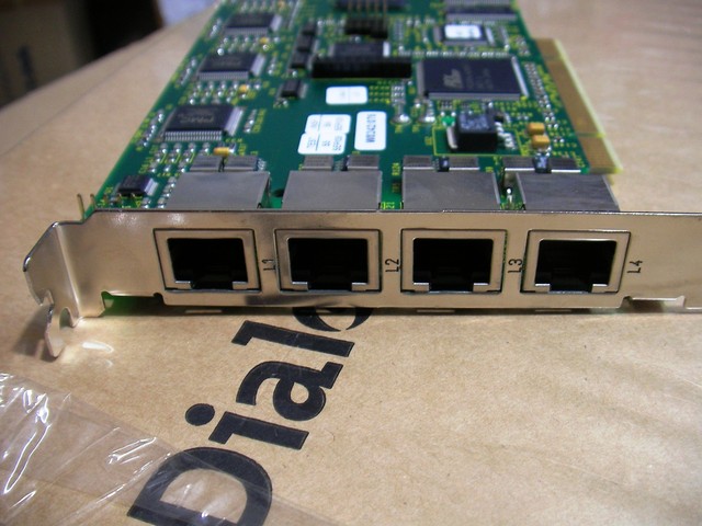 Dialogic 4 Port SS7SPCI4Q SPCI4 SS7SPCI PCI 4 T1/E1 4 LSL BOARD PCI ...