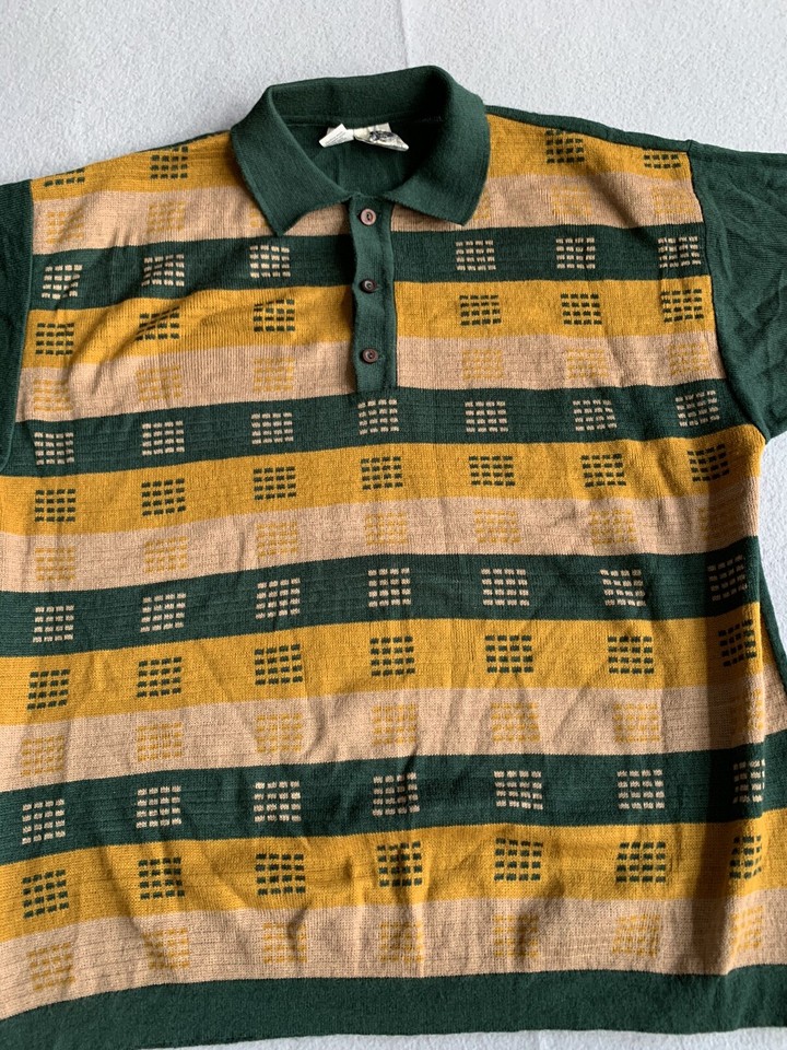 Vintage Kennington LTD Shirt Sleeve Sweater Shirt Top. Mid Century ...