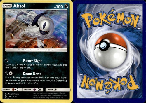 Absol 81/145 - Sun & Moon Guardians Rising - Holo Rare - Pokemon TCG | eBay