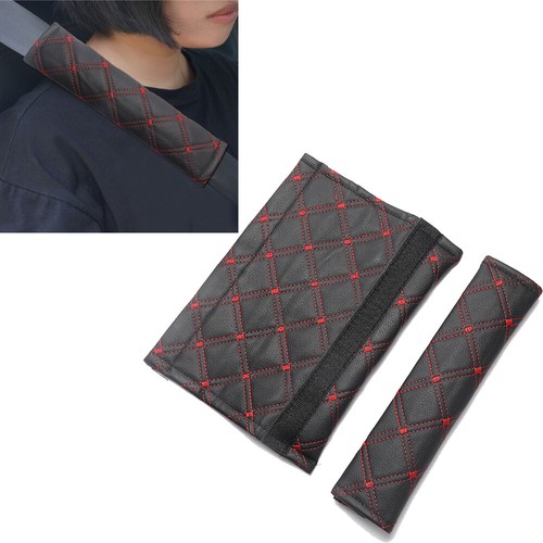 2pcs Car Safety Seats Belt Shoulder Pads Cover Harness Cushion ...