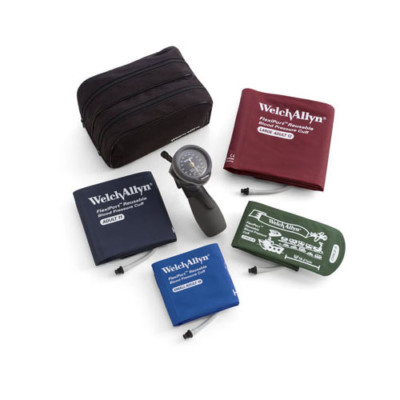 Welch Alyn DuraShock DS66 Trigger Aneroid Sphygmomanometer w/ 4 Cuff ...