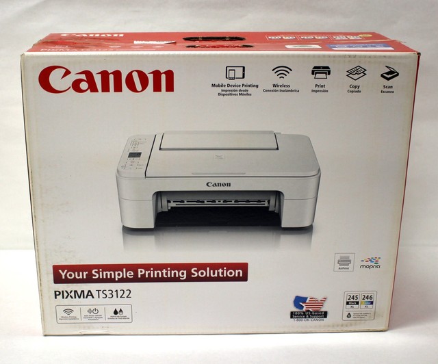 Canon Pixma TS3122 Wireless All-in-One Inkjet Printer for sale online ...