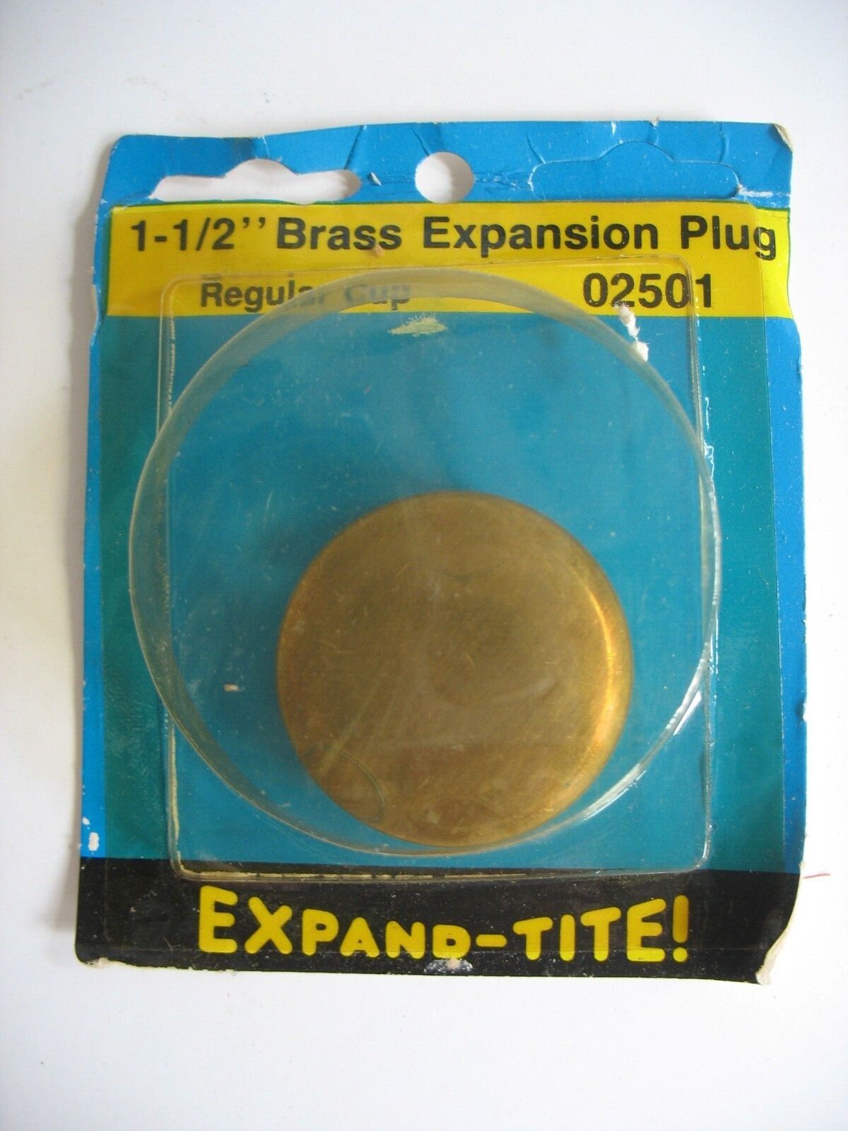 NEW EXPAND-TITE #02501 BRASS EXPANSION PLUG 1-1/2" FREEZE CORE PLUG ...