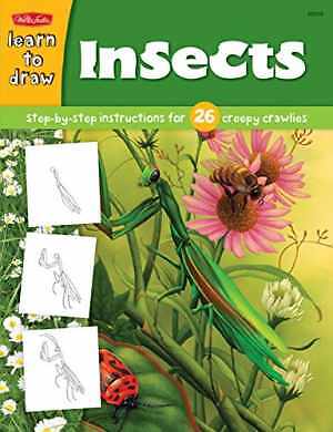 Learn to Draw Insects: Step-by-Step - Paperback, by Fisher Diana - Good ...
