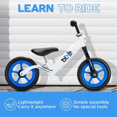 Bixe Aluminum Todlder Balance Bike Lightweight 12" No Pedal Training ...