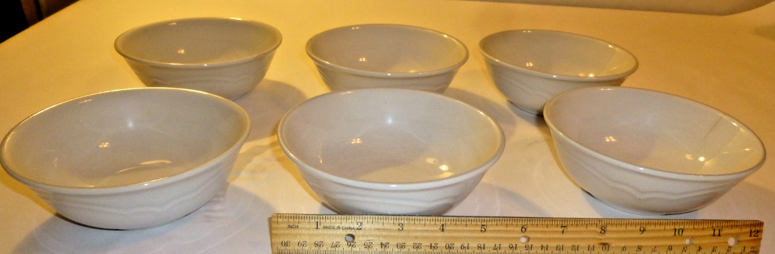 Pfaltzgraff Poetry Matte Finish Lot of 6 Cereal salad Bowls no design ...