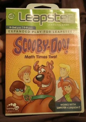 NIP LeapFrog Leapster & Leapster 2 Learning Game Scooby-Doo Math times ...